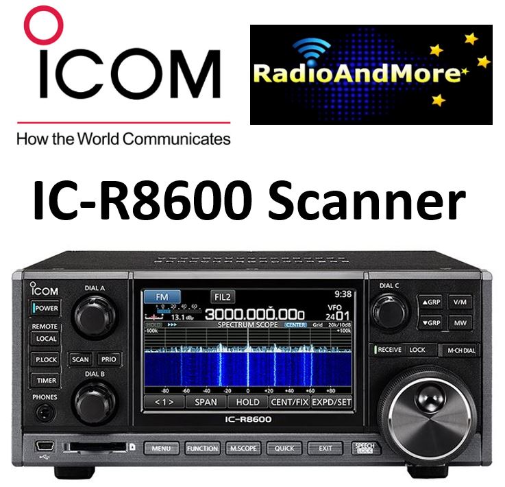 Icom IC-R8600 - Base Station Scanner / Receiver – RadioAndMore