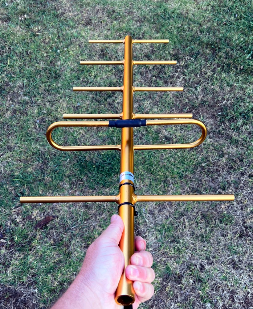Base Antenna 450 - 520Mhz 6 Element UHF CB - RF Link Yagi - 2Way Radio ...