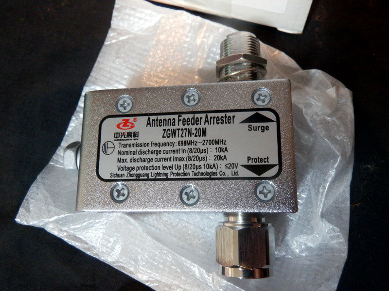 Antenna Lightning Arrestor - Surge Protector - W1002 – radioandmore